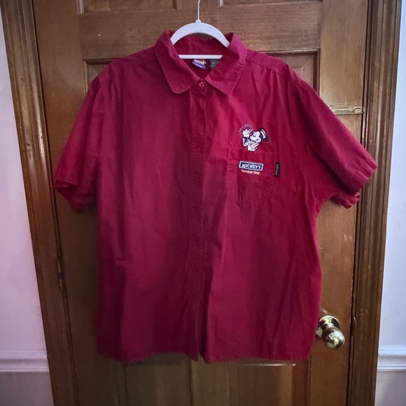 Disney | Tops | Disney Mickeys Fountain Shop Button Down Shirt | Poshmark